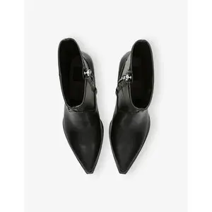 Dolce Vita Arya Leather Heeled Ankle Boots