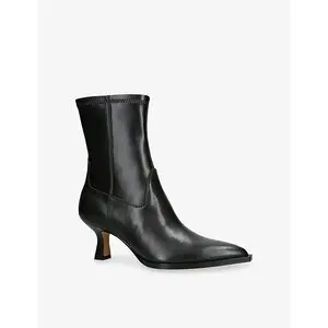 Dolce Vita Arya Leather Heeled Ankle Boots