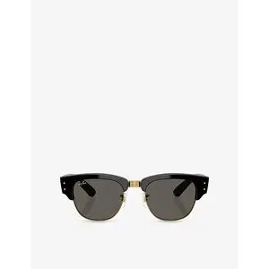 Ray-ban Mega Clubmaster Square-frame Sunglasses - Black
