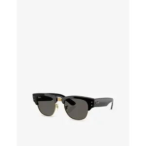 Ray-ban Mega Clubmaster Acetate Sunglasses - Black