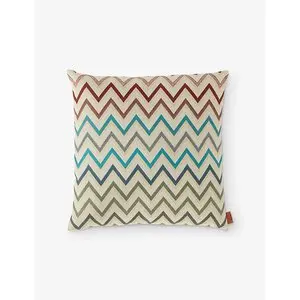 Missoni Watamu Zigzag-pattern Cotton-blend Cushion 40cm X 40cm