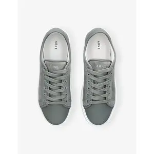 ARNE Mid Court Suede Trainers - Grey/light