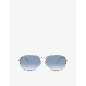 Ray-ban Pilot-frame Metal Sunglasses - Silver