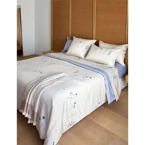 BOSS Azure Mist Cotton Fitted Sheet - Multicoloured