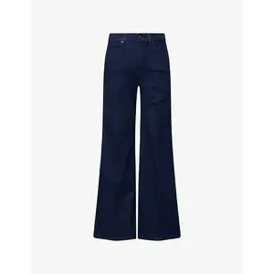 Good American Good Waist Palazzo Stretch-denim Jeans
