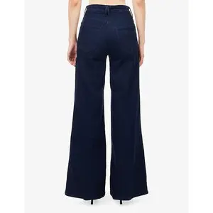 Good American Good Waist Palazzo Stretch-denim Jeans