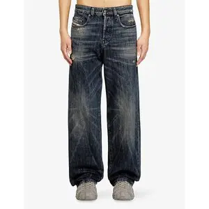 DIESEL® 20 D-macro 0adbz Wide-leg Denim Jeans