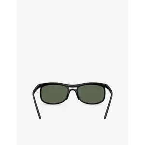 Ray-ban Liteforce Square-frame Peek Sunglasses - Black