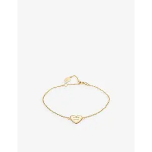 LA MAISON COUTURE Equality Heart Pendant Bracelet - Gold