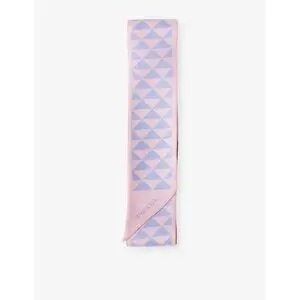Prada Printed Silk Neck Tie - Pink