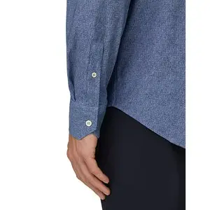 Boggi Milano Slim-fit Stretch-twill Shirt - Medium Blue