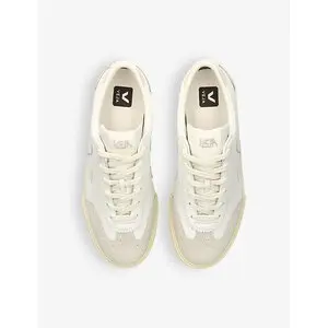 VEJA Volley Logo-embroidered Leather Low-top Trainers - White/oth