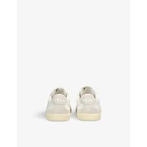 VEJA Volley Logo-embroidered Leather Low-top Trainers - White/oth