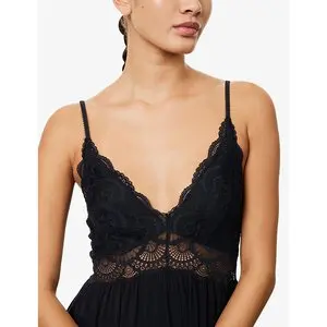 Eberjey Mariana Lace-embroidery Stretch-woven Nightdress
