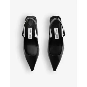 JIMMY CHOO Amel 50 Slingback Heeled Courts