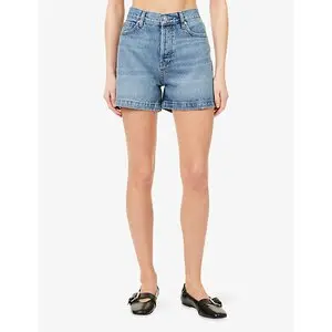 FRAME High-rise Denim Shorts
