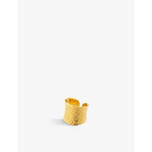LA MAISON COUTURE Amadeus Nudo 14ct Yellow Vermeil Adjustable Ring - Gold