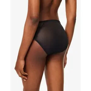 Wacoal Vivid Attraction High-leg Lace And Mesh Briefs
