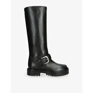 MAISON MARGIELA Tabi Leather Knee-high Boots