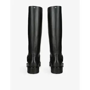 MAISON MARGIELA Tabi Leather Knee-high Boots