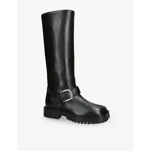 MAISON MARGIELA Tabi Leather Knee-high Boots