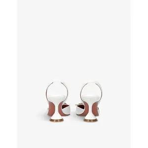 Amina Muaddi Begum Sling 70 Satin Heels