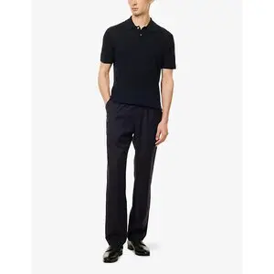 Dunhill Tapered Stretch-wool Drawstring Trousers