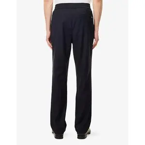 Dunhill Tapered Stretch-wool Drawstring Trousers