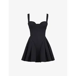 House Of Cb Bunny Shoulder-strap Crepe Mini Dress