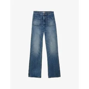 Sandro Slim-fit Flared Denim Jeans