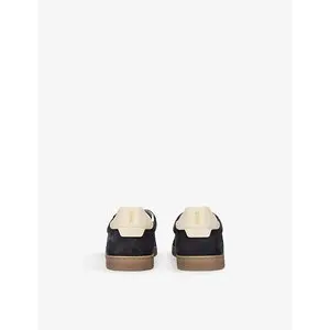 Brunello Cucinelli Foiled-logo Suede Low-top Trainers