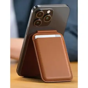 THE TECH BAR Satechi Magnetic Vegan Leather Iphone Wallet Stand