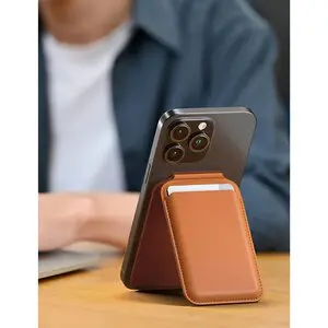 THE TECH BAR Satechi Magnetic Vegan Leather Iphone Wallet Stand