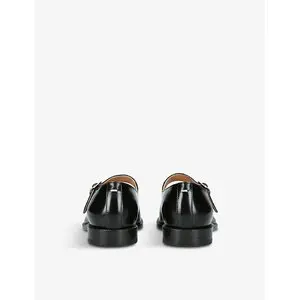 MAISON MARGIELA Tabi Split-toe Leather Mary Janes - Black