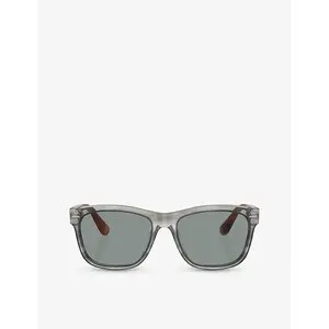 Brunello Cucinelli Acetate Pillow-frame Sunglasses - Grey