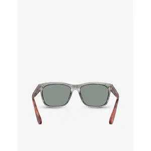 Brunello Cucinelli Acetate Pillow-frame Sunglasses - Grey