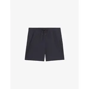 REISS Drawstring Swim Shorts - Navy