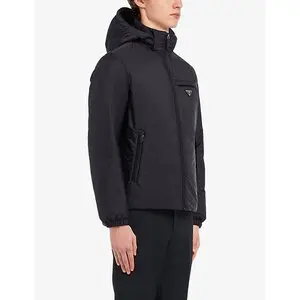 Prada Re-nylon Padded Hooded Jacket