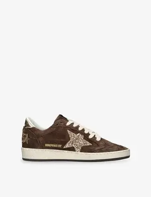 GOLDEN GOOSE Ballstar Suede Trainers - Brown/oth
