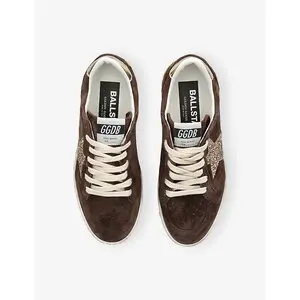 GOLDEN GOOSE Ballstar Suede Trainers - Brown/oth