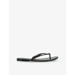Sam Edelman Dean Jelly Flip Flops - Black