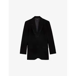 Zadig&Voltaire Viva Rhinestone-embellished Stretch-woven Blazer