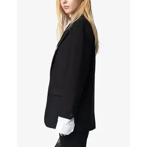 Zadig&Voltaire Viva Rhinestone-embellished Stretch-woven Blazer