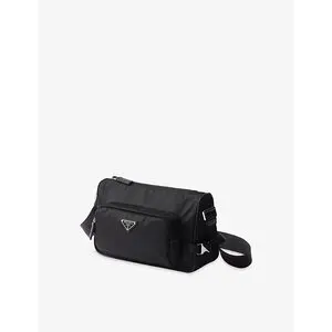 Prada Re-nylon And Leather Shoulder Bag