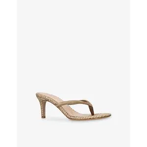 GIANVITO ROSSI Calypso Heeled Sandals - Camel