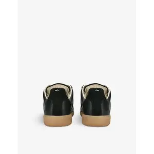 MAISON MARGIELA Replica Leather Low-top Trainers - Black