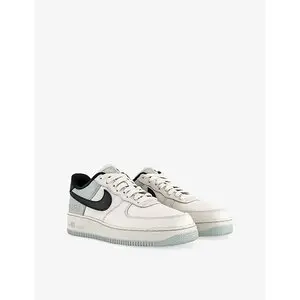Nike Air Force 1 '07 Leather Trainers - Phantom Black Light