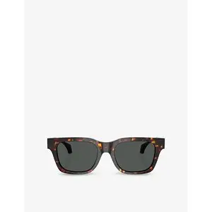 Versace Versace VE4486 Square-Frame Acetate Sunglasses Brown