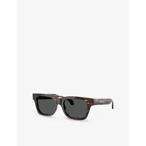 Versace Ve4486 Square-frame Acetate Sunglasses - Brown