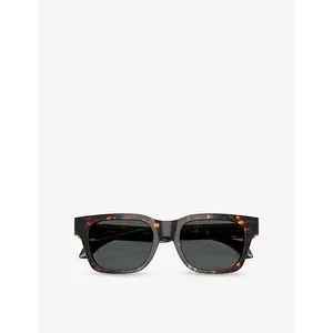 Versace Ve4486 Square-frame Acetate Sunglasses - Brown